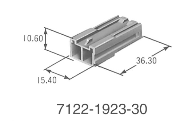 7122-1923-30-58连接器-YAZAKI- 合适连接器 - 更合适的连接器解决方案